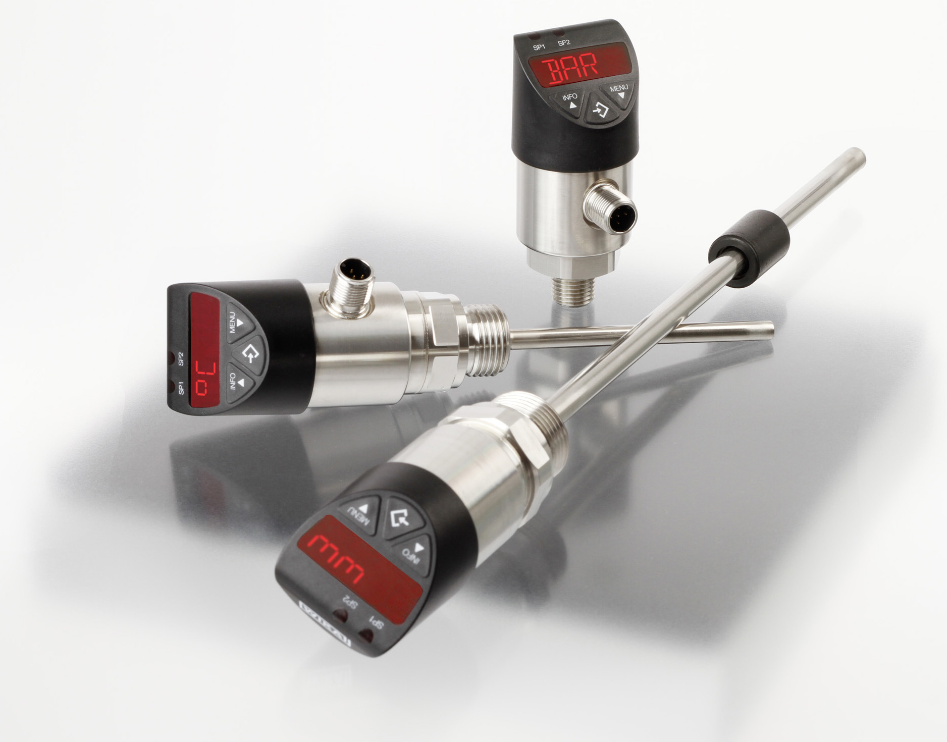 A family of electronic switches for pressure, temperature and level ...