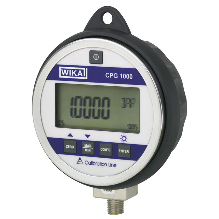 Precision digital pressure gauge now with ATEX approval and data logger ...